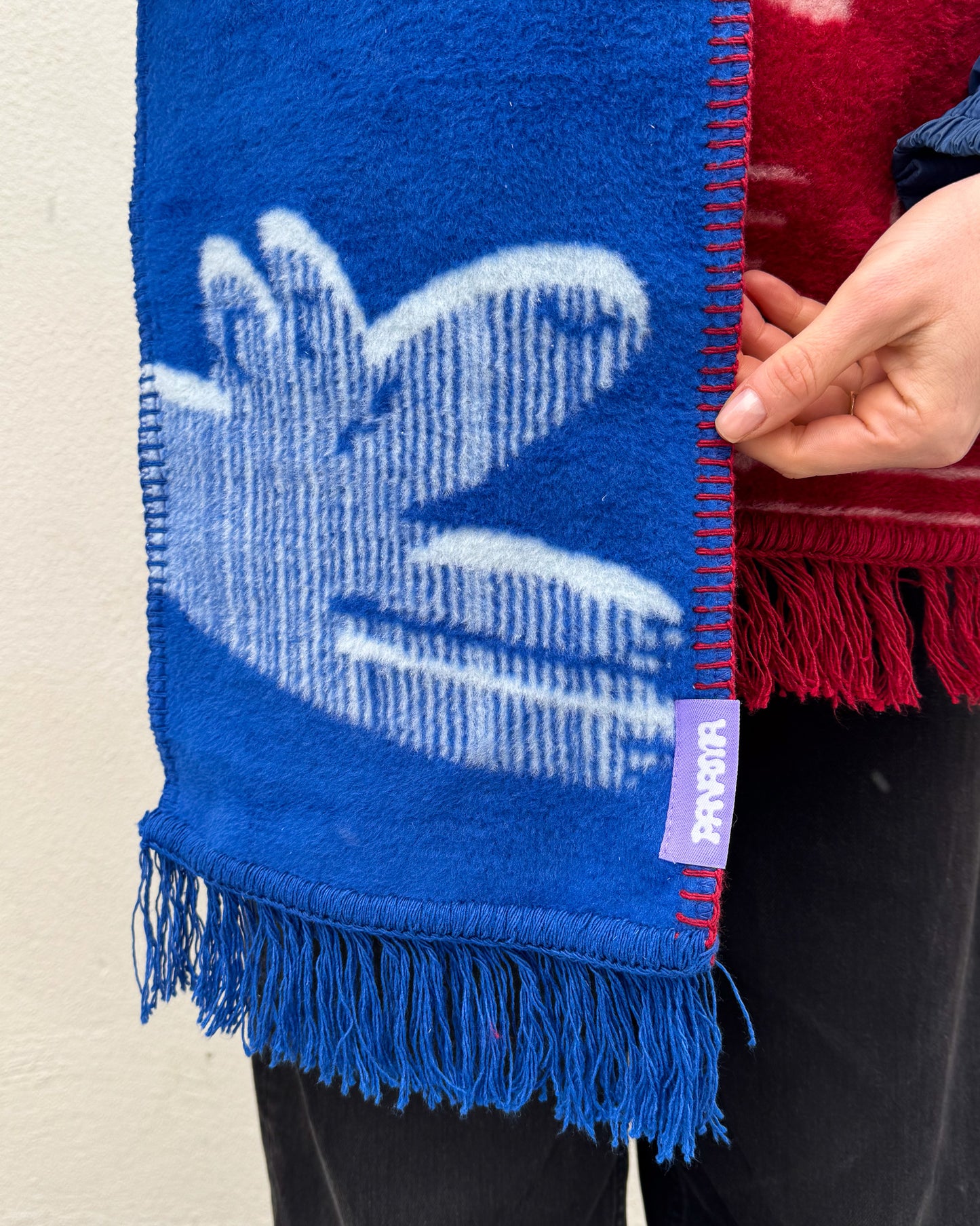 DWA PSY szalik żakardowy – Panama Studio